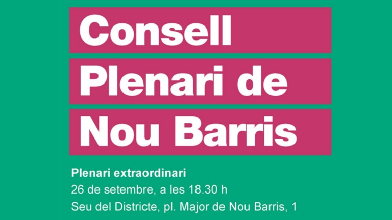 Plenari extraordinari sobre inversions i despesa corrent - NouBarris.Net